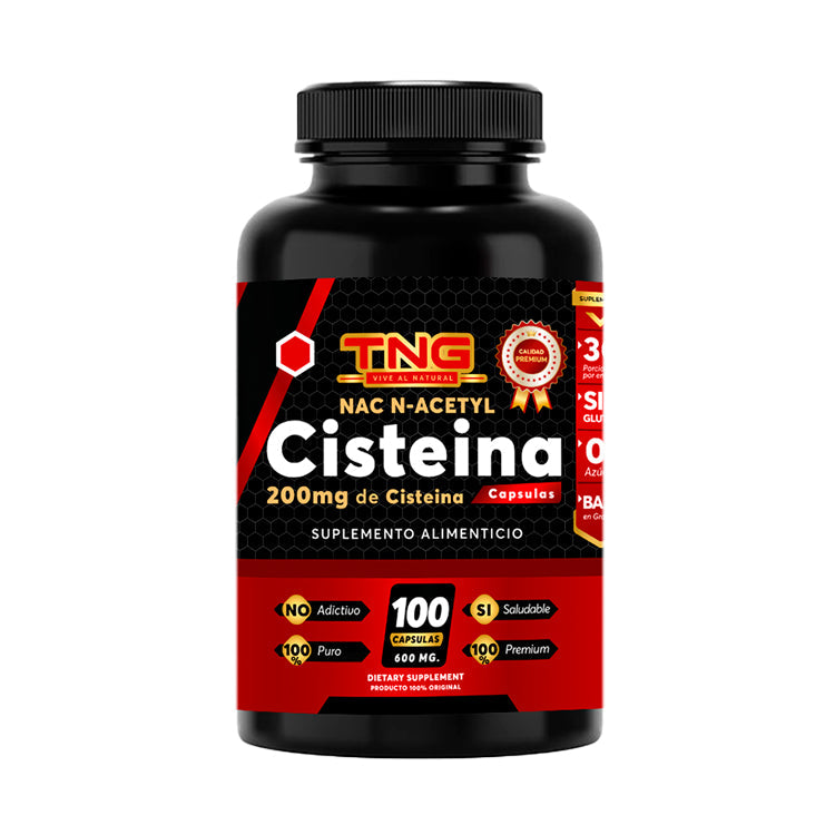 Capsulas Cisteina 600 Mg. 100 C. – Naturista TNG